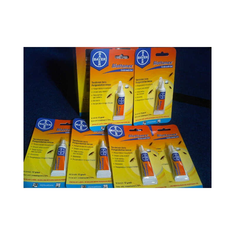 Blattanex Gel 2,5 merupakan insektisida racun perut, berbentuk gel